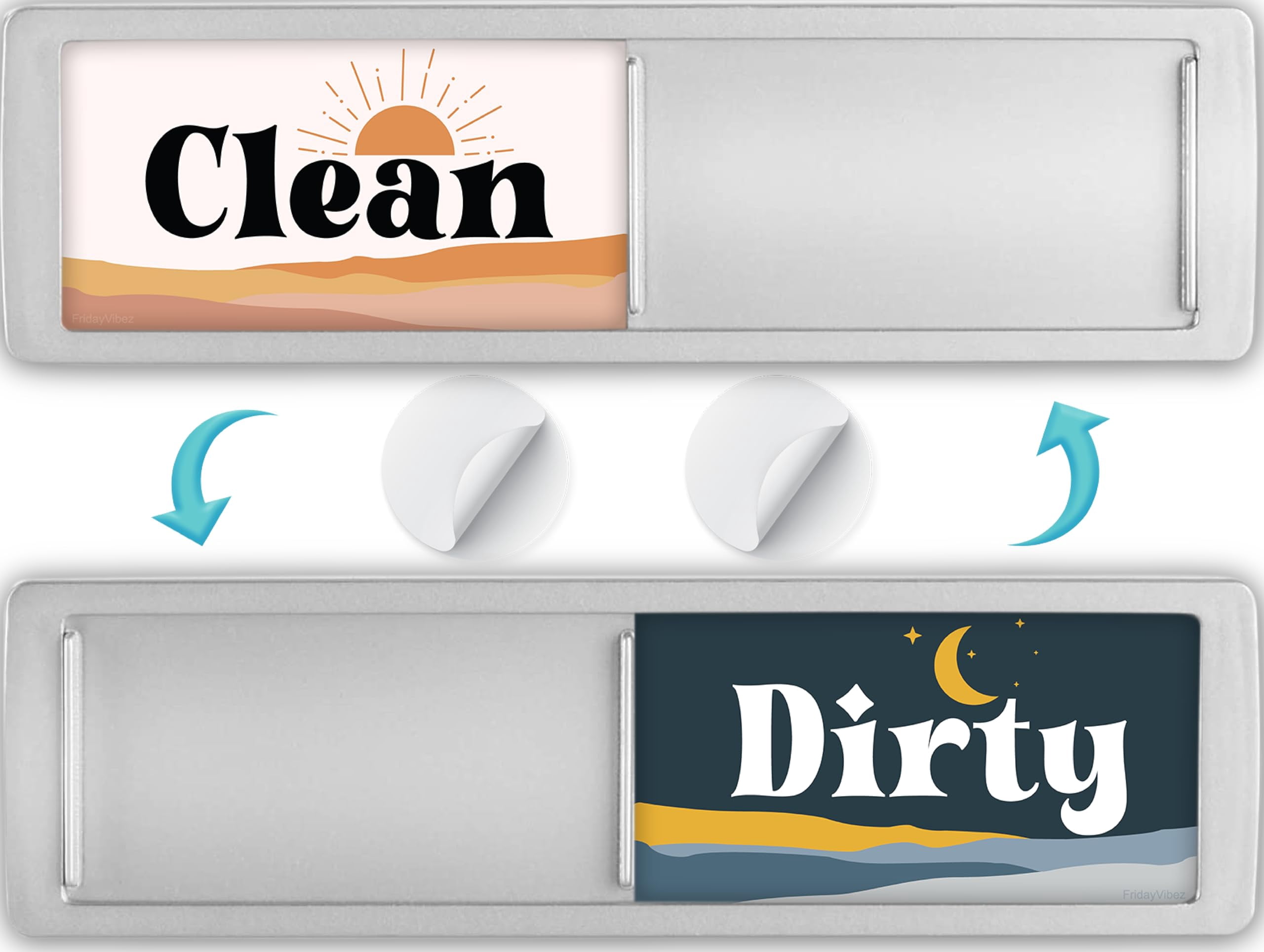 Dishwasher Magnet Clean Dirty Sign, Strong Clean Dirty Magnet for ...