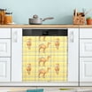 Dishwasher Magnet Cover Magnetic Fridge Door Cover Home Kitchen Decor ...