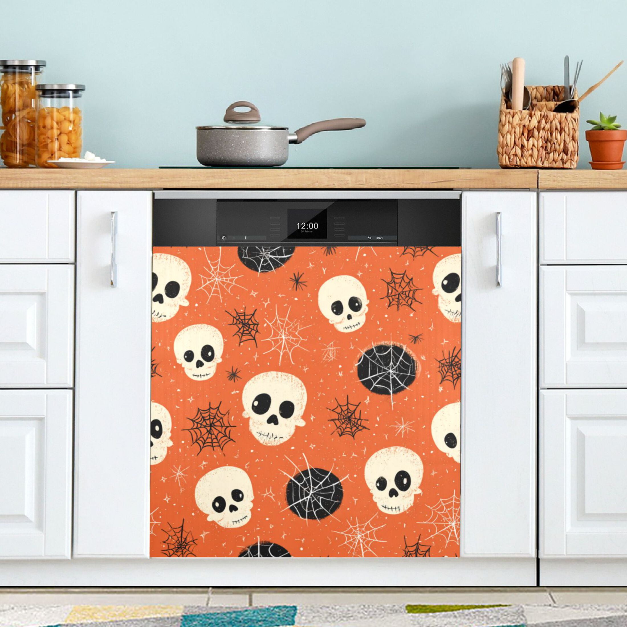 Dishwasher Magnetic Refrigerator Magnet Cover Sticker Home Decorative ...