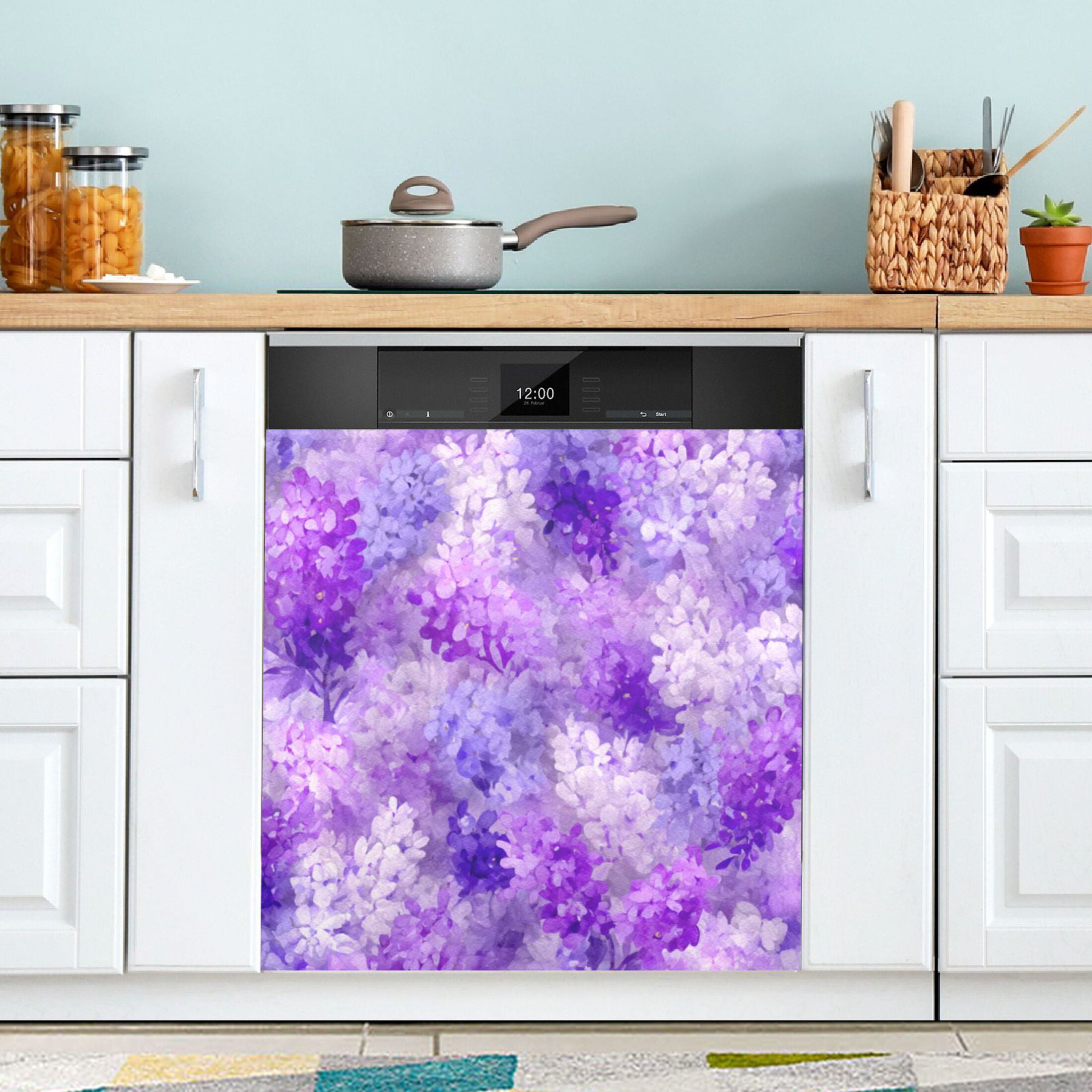 Dishwasher Magnetic Refrigerator Magnet Cover Sticker Home Decorative ...