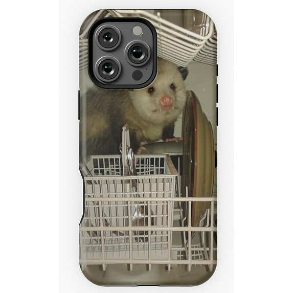 Dishwasher Possum Funny Animal Phone Case Compatible with iPhone 11 to ...