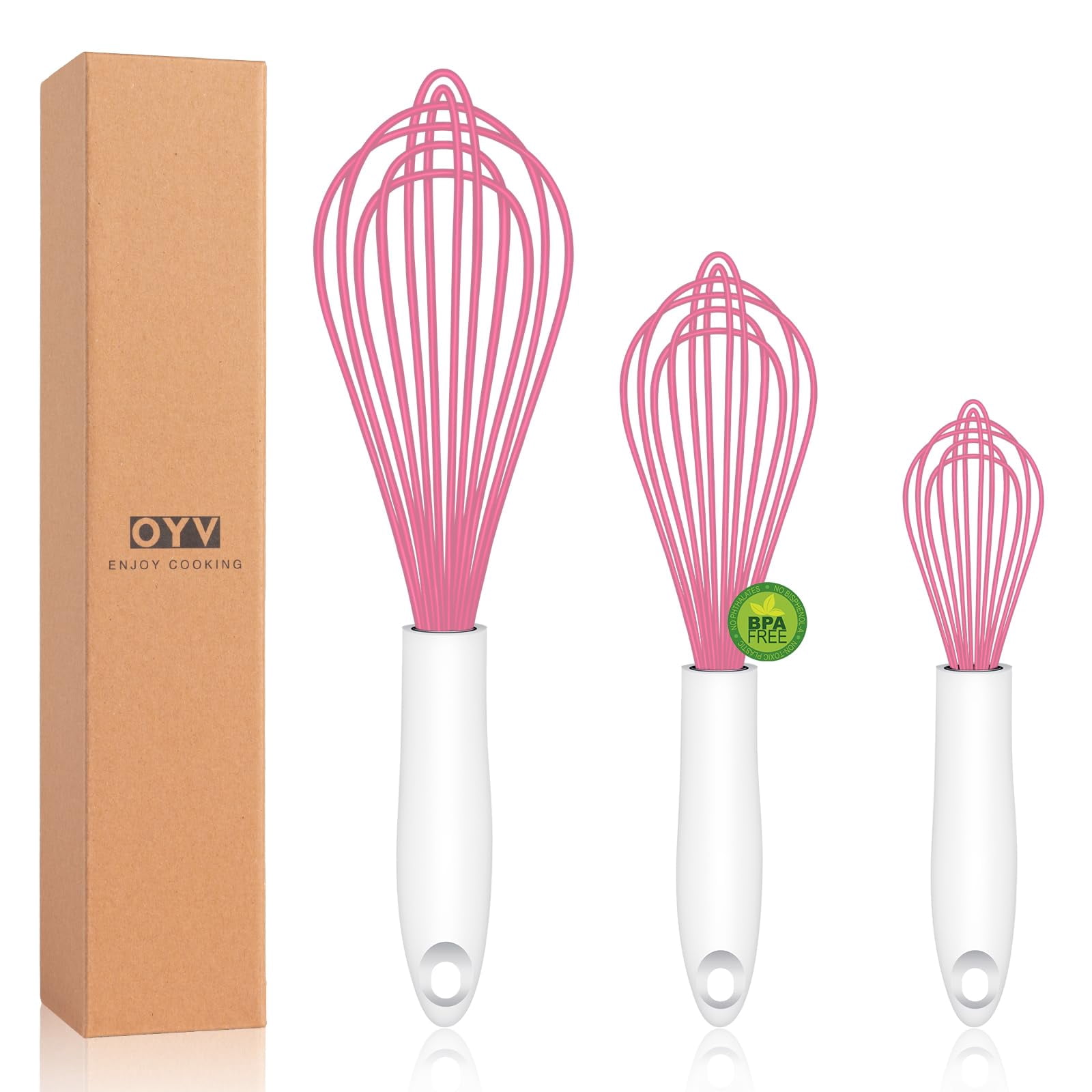 Dishwasher Safe Silicone Whisk, Sealed Waterproof Design, Professional ...
