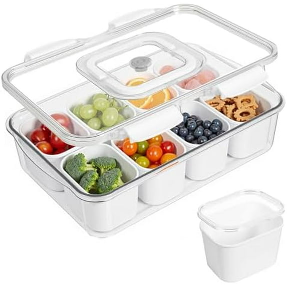 Dishwasher Safe Snackle Box Container, Portable Snacklebox for Veggie ...