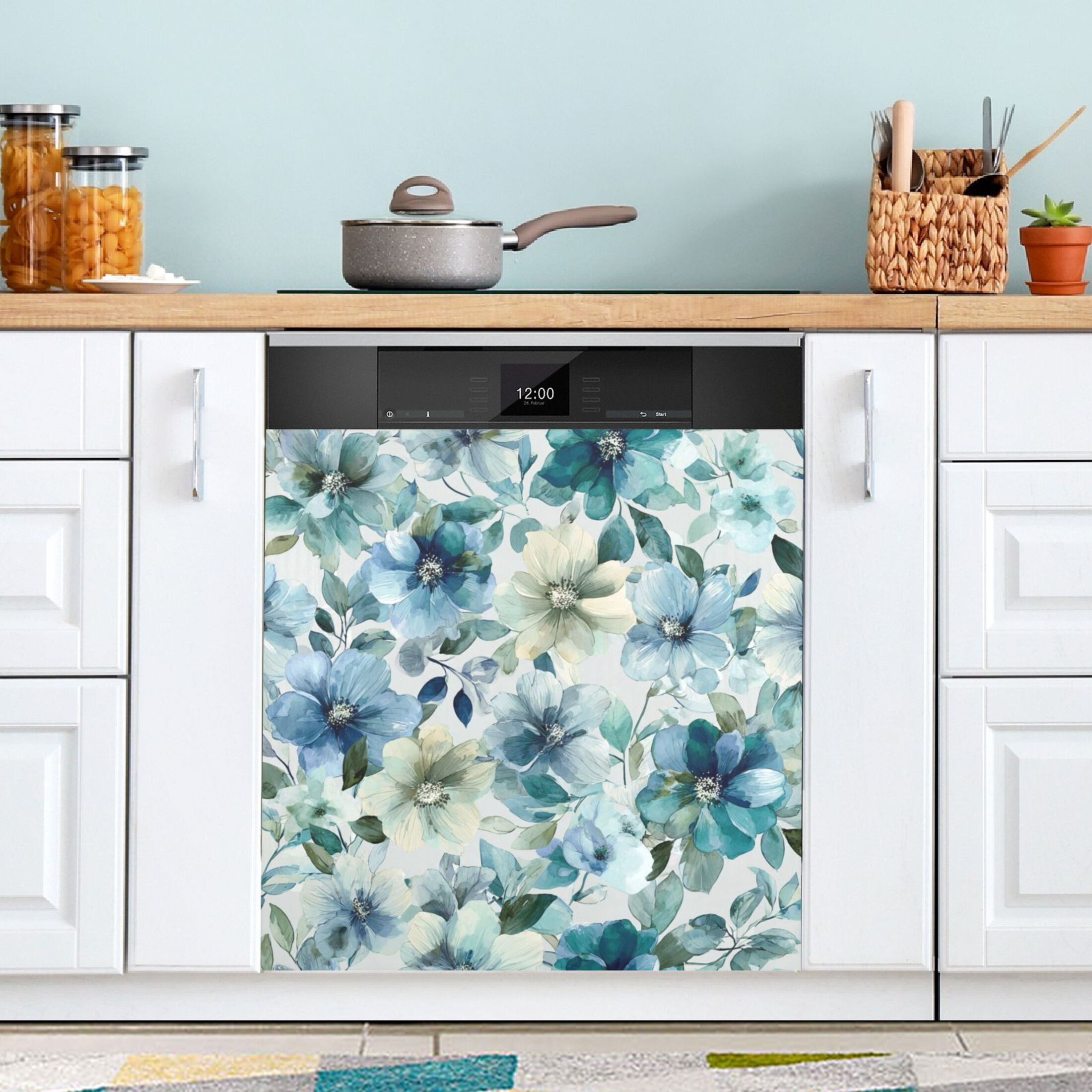 Dishwasher Sticker Dishwasher Cover Magnet Refrigerator Home Decorative ...