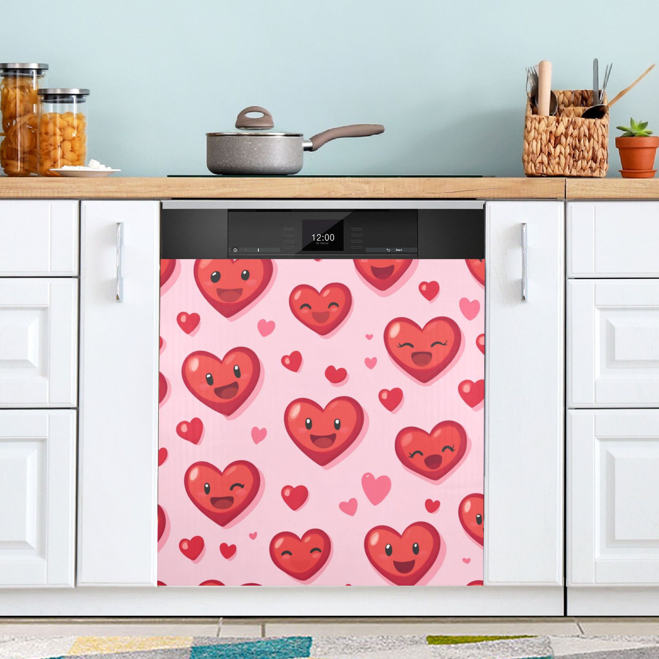 Dishwasher Sticker Dishwasher Cover Magnet Refrigerator Home Decorative ...