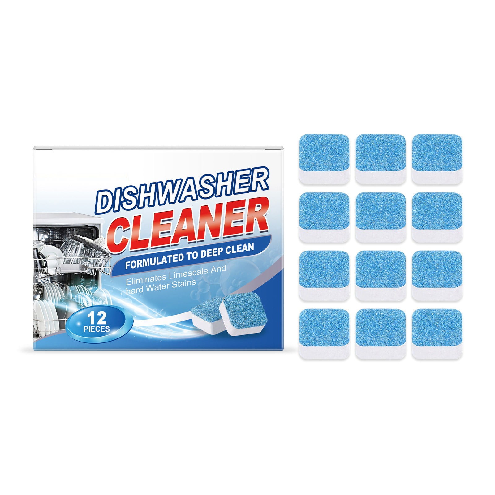 DishwasherCleaner and Deodorizer Tablets, Scale-Cleaning Agent, Deep ...
