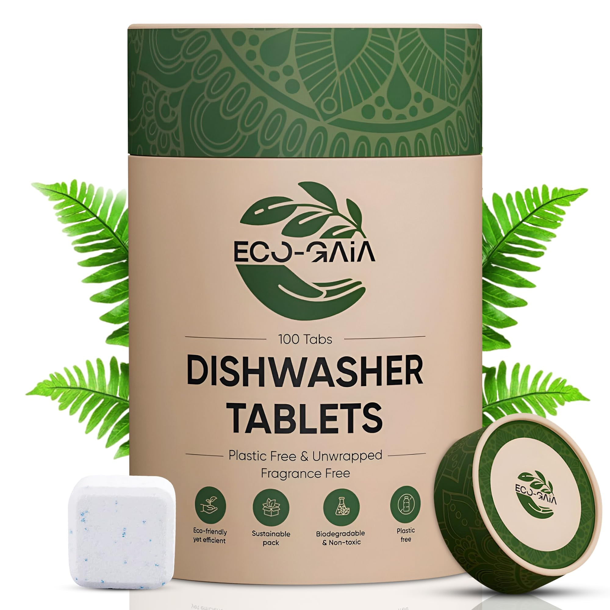 Dishwashing Detergent Tablets | All-in-one Formula Plastic Free ...