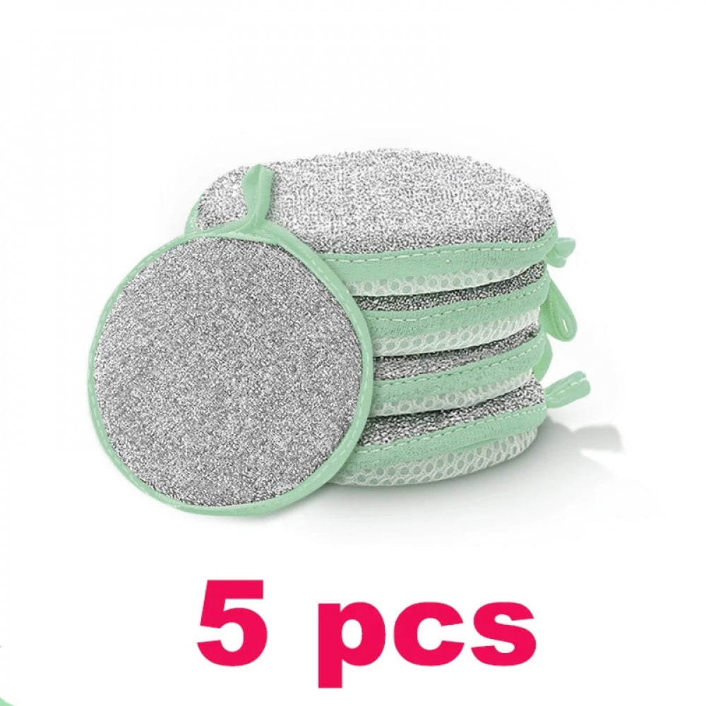 Dishwashing Sponge Non-stick Oil Dish Washing Magic Sponges Scouring ...