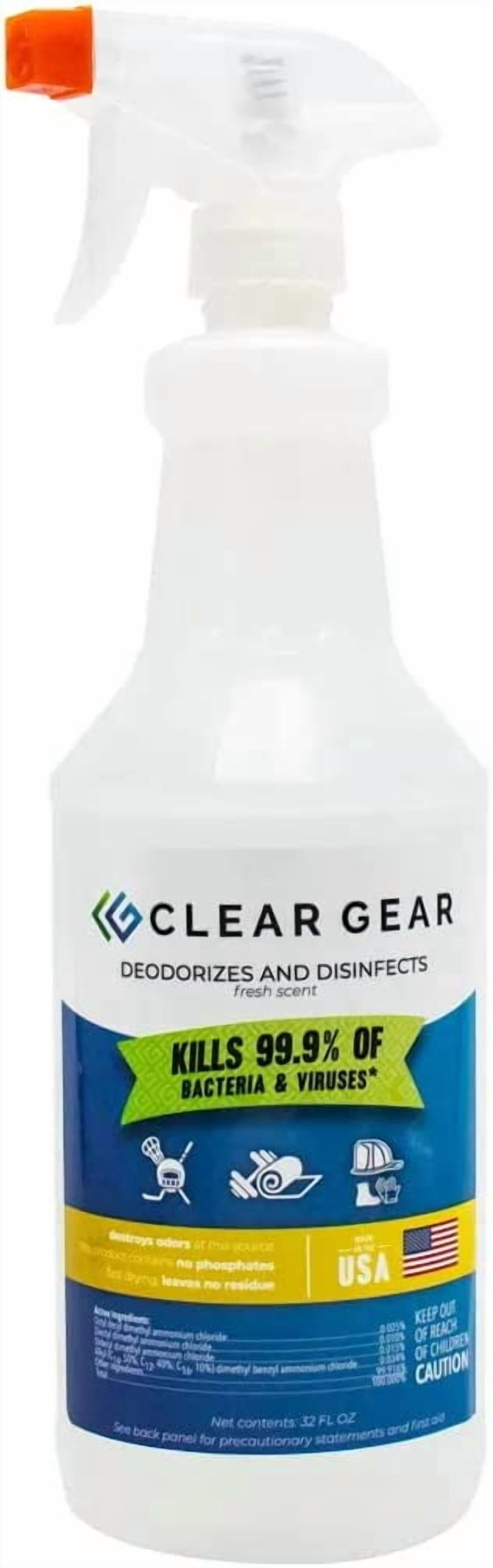 Disinfectant Cleaner, and Deodorizer For Sports Equipment, Gyms, and ...