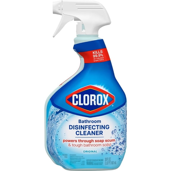 Disinfecting Original Bathroom Cleaner Spray - 30 fl oz: Bleach-Free ...