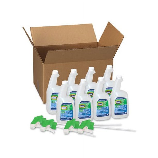 Disinfecting-Sanitizing Bathroom Cleaner 32 oz Trigger Spray Bottle, 8 ...