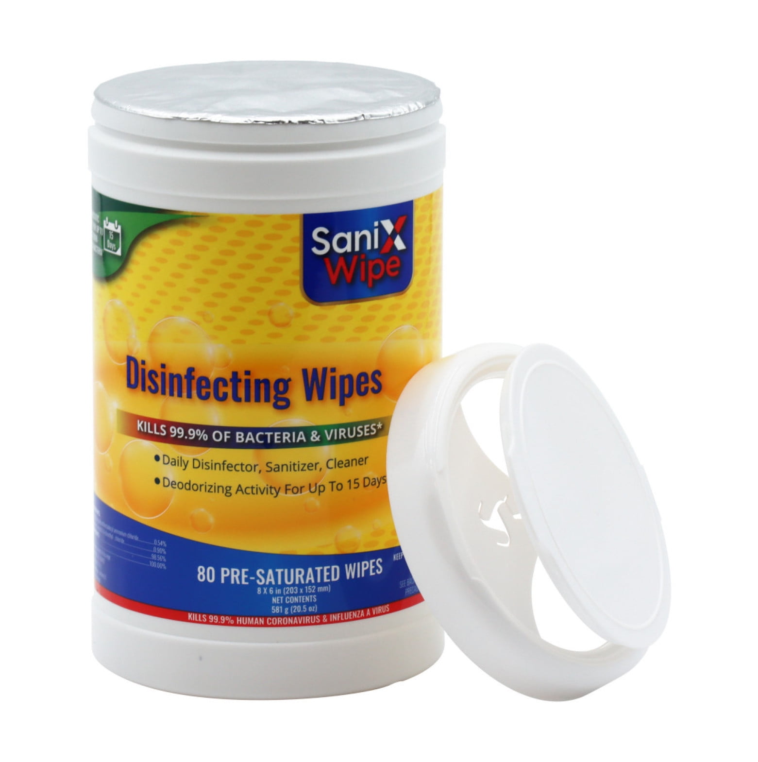 Disinfecting Wipes 640 Count, EPA List-N Approved, Non-Woven Fabric ...