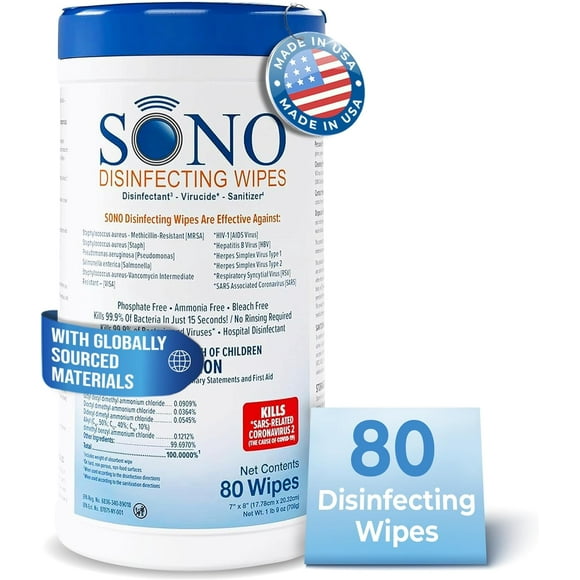 Alcohol Free Disinfectant Wipes