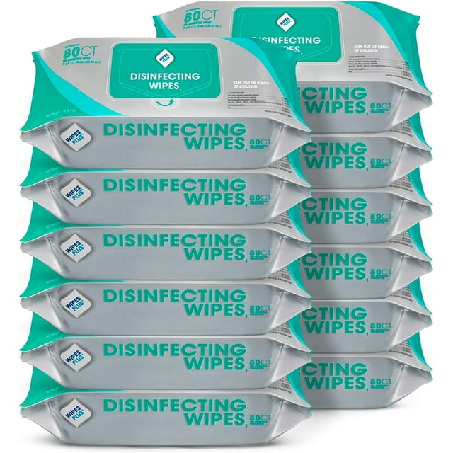 Walmart USA Made Industrial Strength Lemon-Scented Disinfecting Wipes - 240 Total Wipes in 3 ...