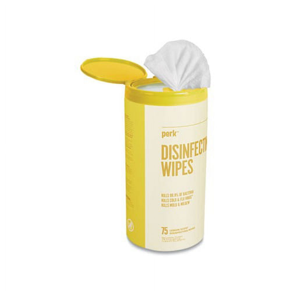 Disinfecting Wipes Lemon, 7 x 8, 75 Wipes/Canister - Walmart.com