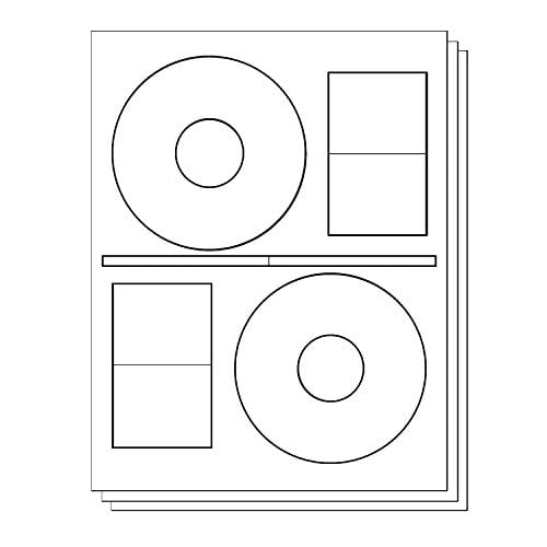 Disk Labels, Compatible with Stomper Pro Full Face CD DVD Full Coverage ...