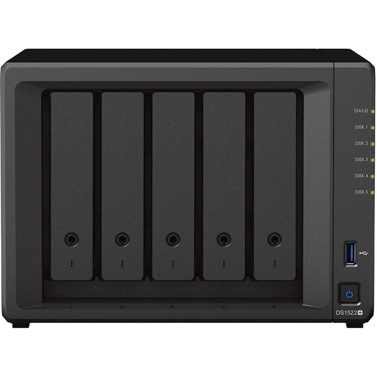 Synology DiskStation DS1522+ 5-Bay NAS Enclosure, Bundle with 5x WD Red ...
