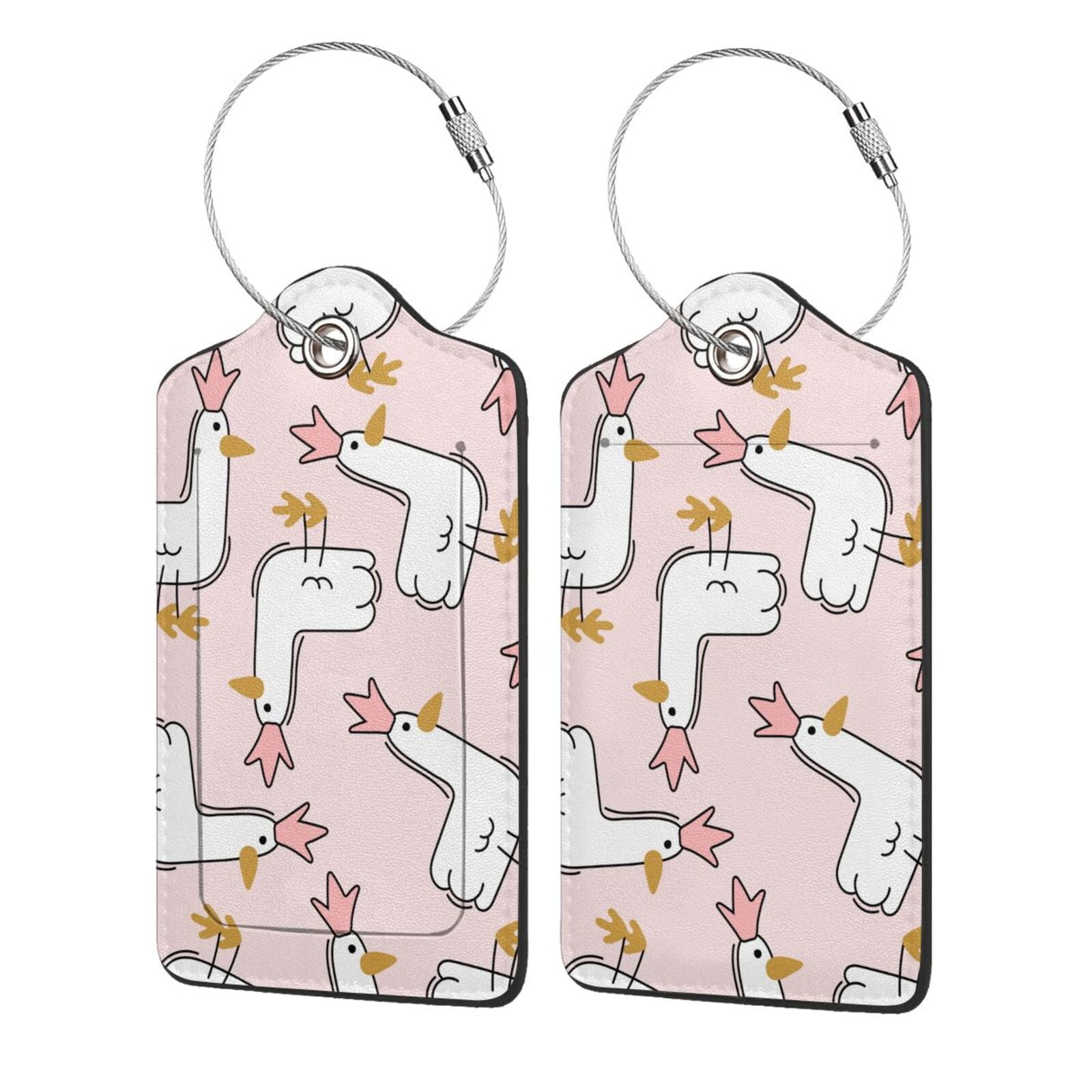 Disketp 1 Luggage Tag For Suitcase,Goose Queen Leather Baggage Tag With ...