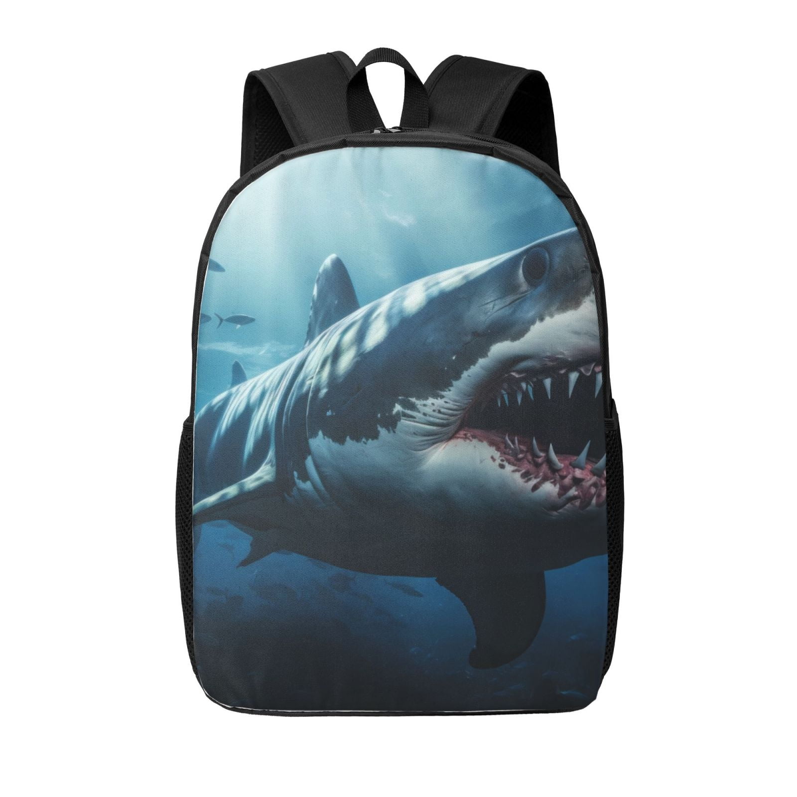 Disketp 3D Realistic Shark School Backpack, Lightweight Basic Middle ...