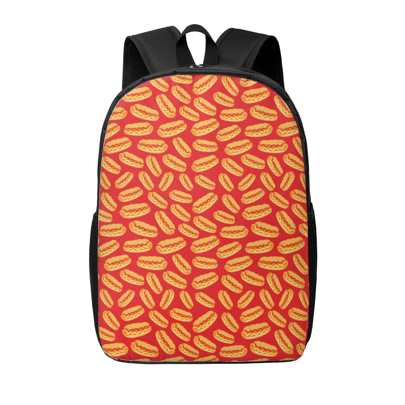 Disketp A Big Hot Dog School Backpack, Lightweight Basic Middle School ...