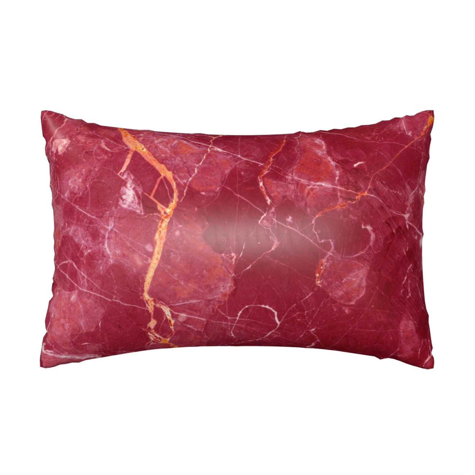 Disketp Abstract Red Marble Satin Pillowcase For Hair And Skin - Satin ...