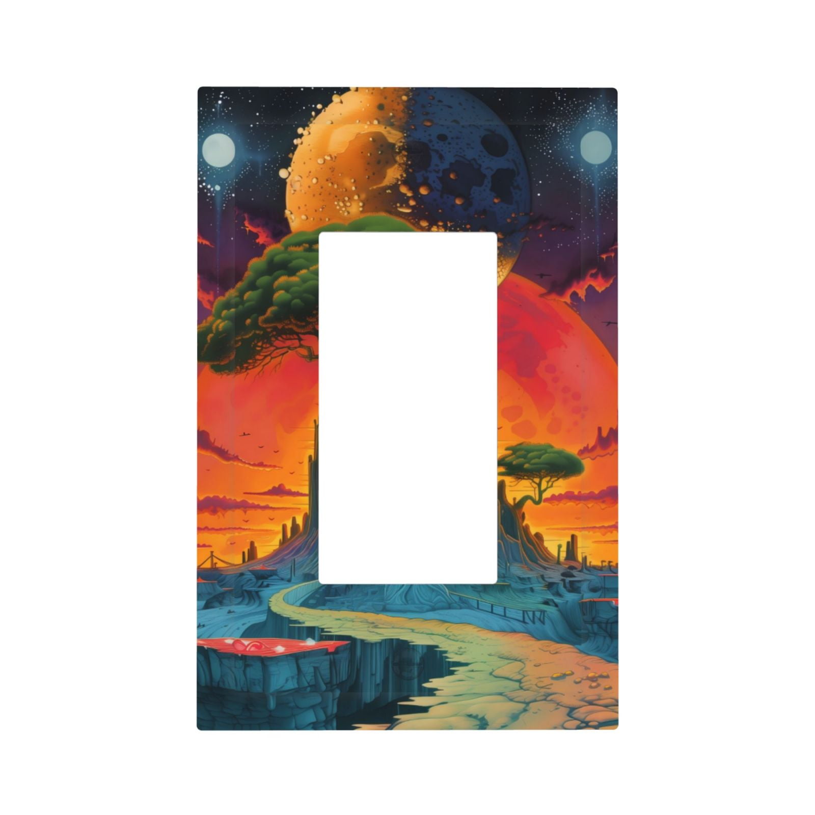 Disketp Abstract Tree Castle Decorative Light Switch or Outlet Wall ...