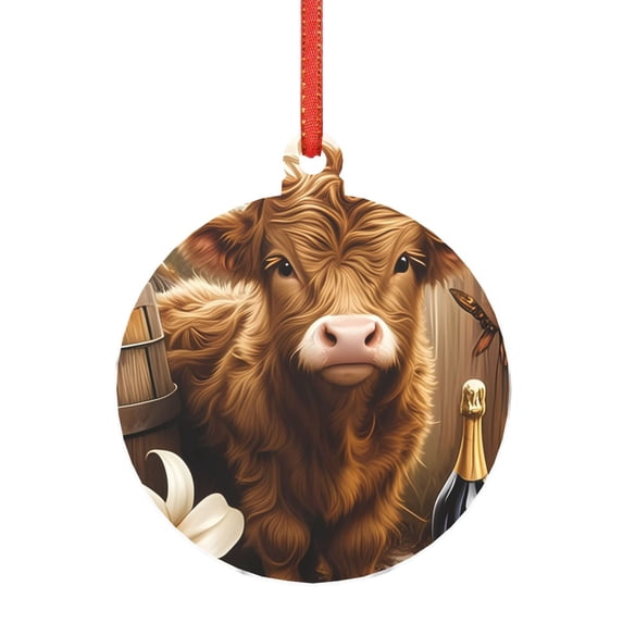 Disketp Adorable Calf Butterflies Champagne The Christmas Ornaments ...