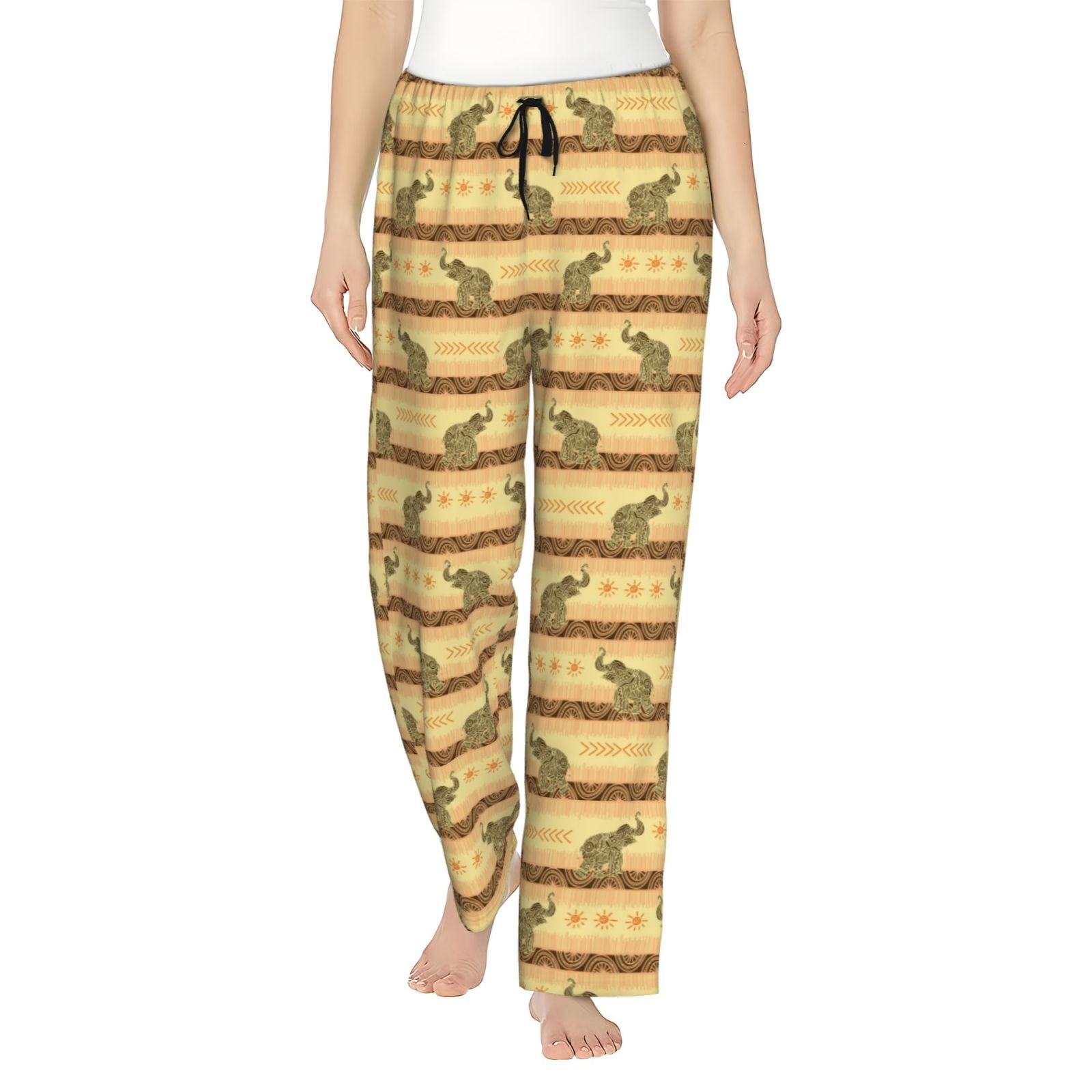 Disketp African tribal elephant Pajamas Pants for Women, Lounge for ...