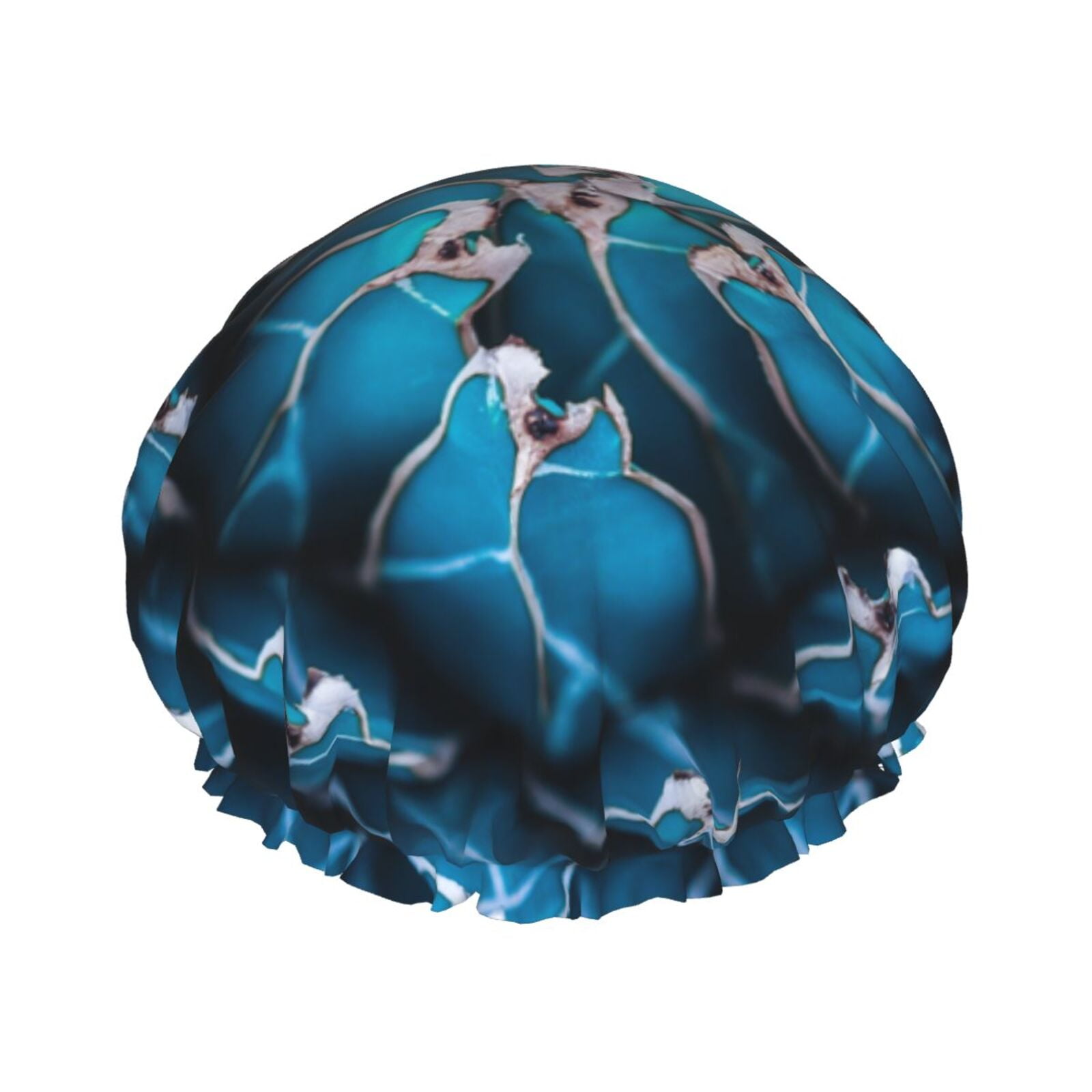 Disketp Agave Cactu Shower Caps,Reusable Shower Cap For Women, Double ...
