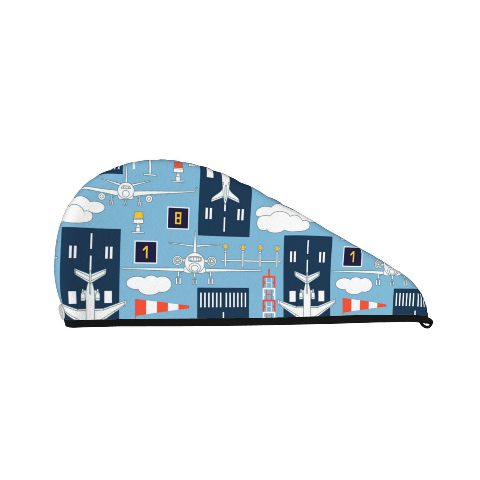 Disketp Airplanes And Aviation Signs Microfiber Hair Towel Wrap,Hair ...