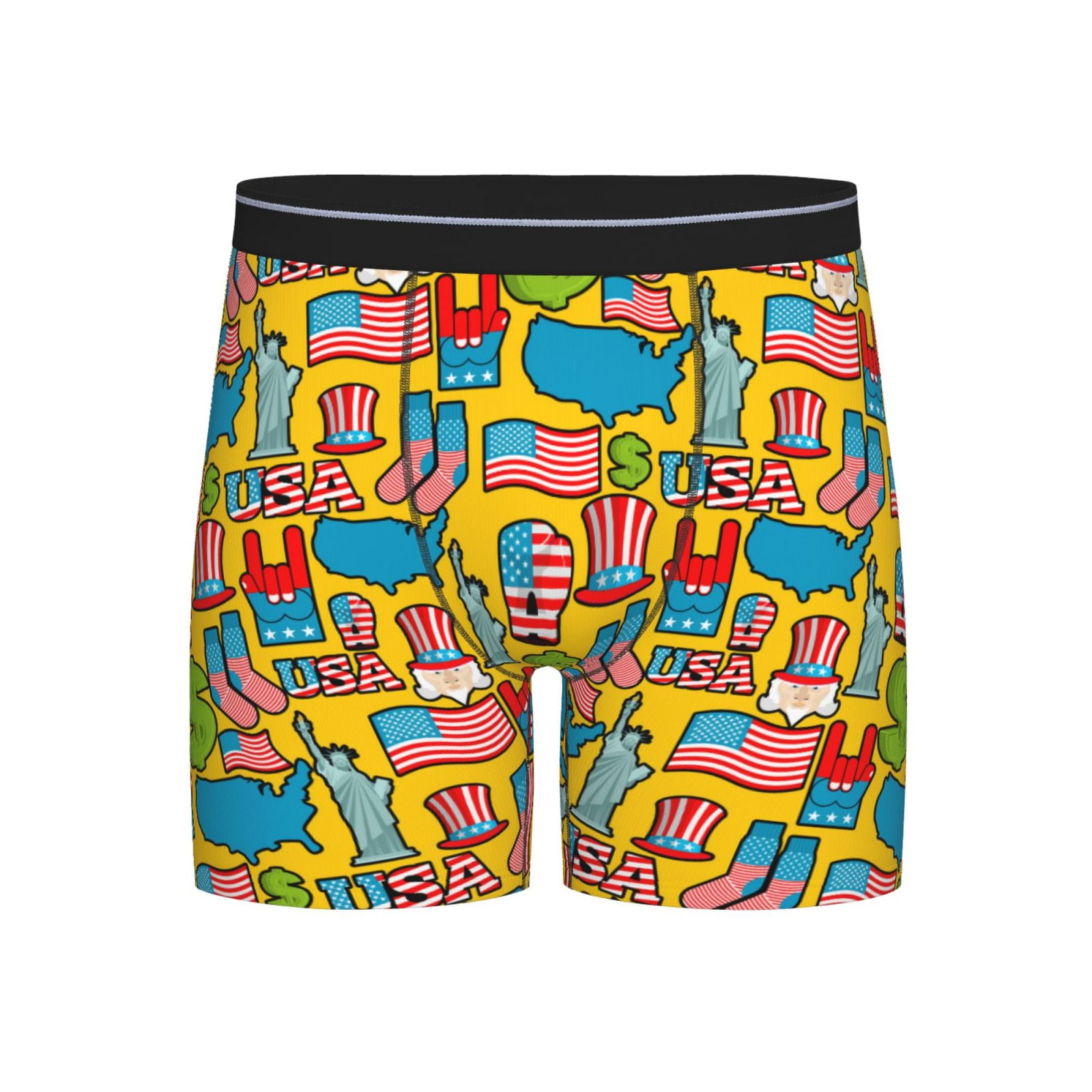 Disketp America Symbols Men's Boxer Briefs Men’s Underwear Boxer Briefs ...