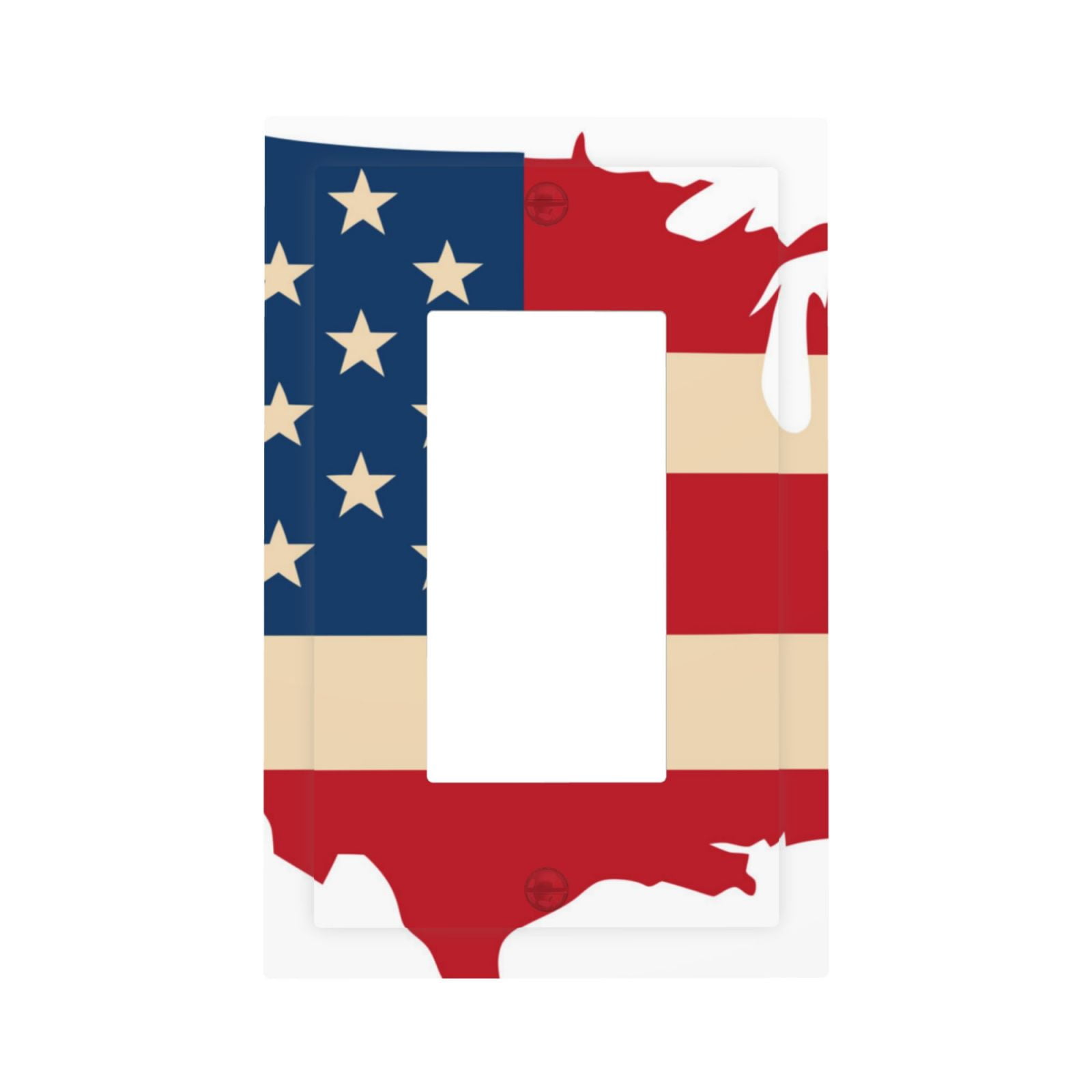 Disketp American Flag Map Decorative Light Switch or Outlet Wall Plate ...