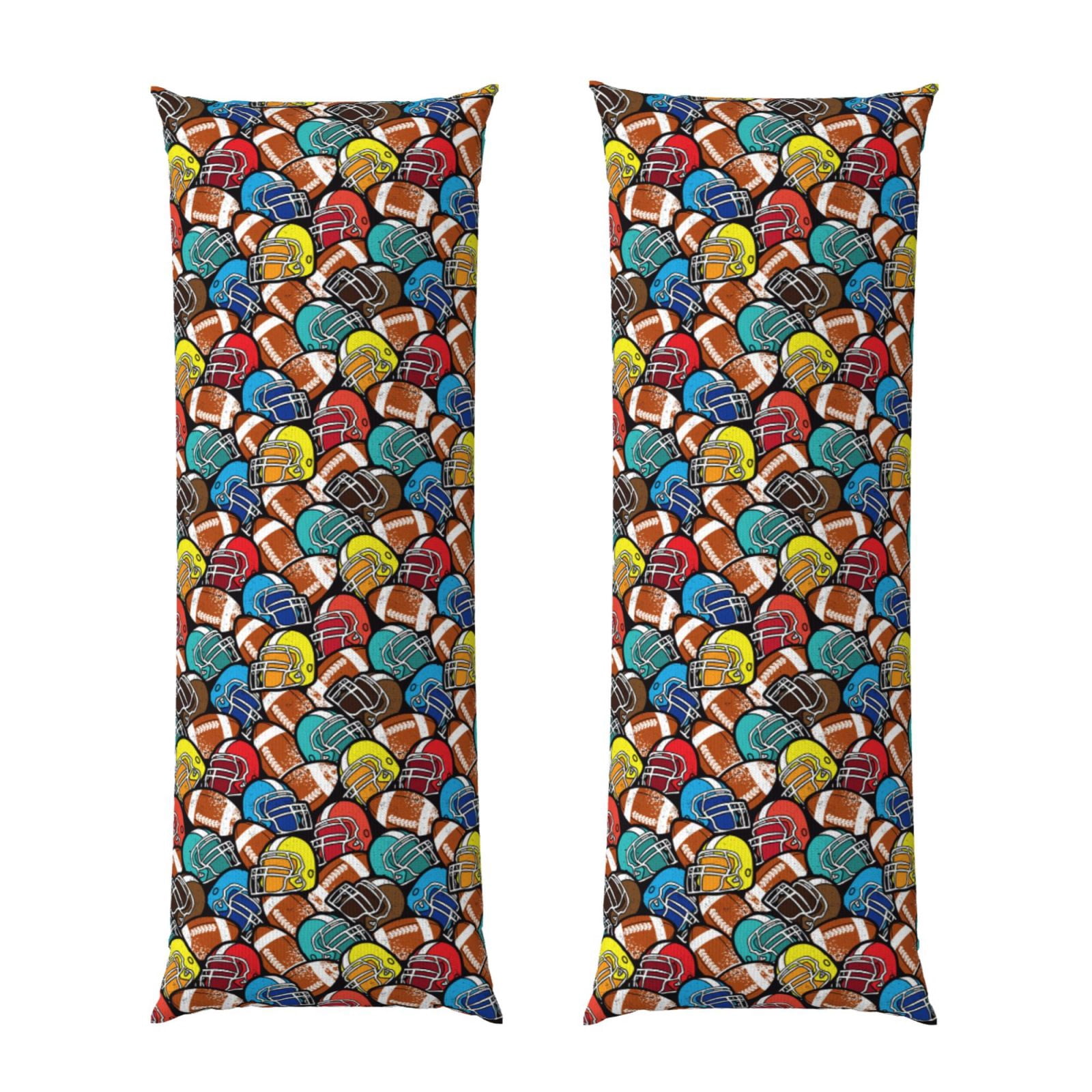 Disketp American Football Print Body Pillow Cover - Super Soft 20x54 ...