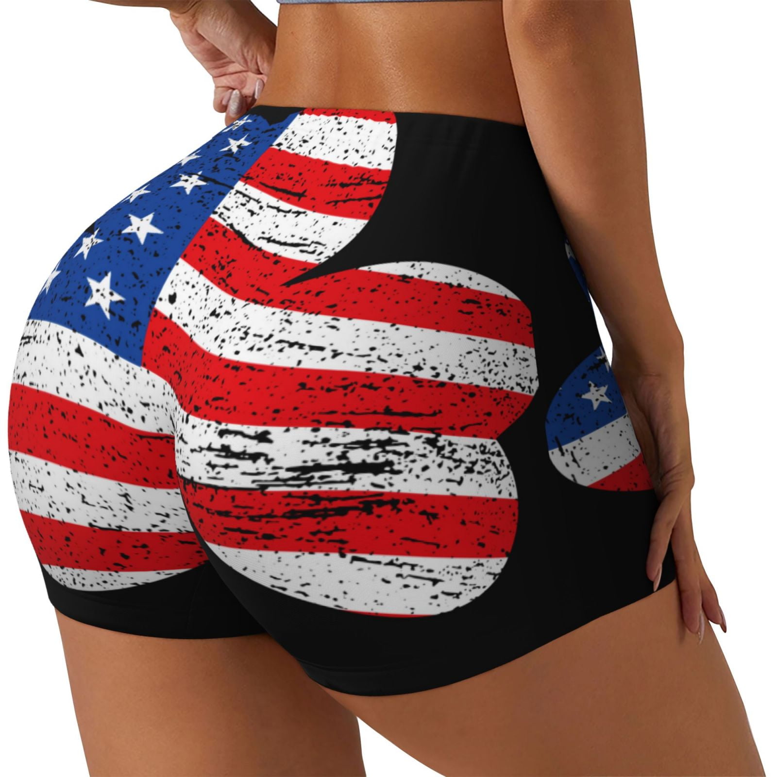 Disketp American St Patrick's Day for Scrunch Butt Workout Shorts Women ...