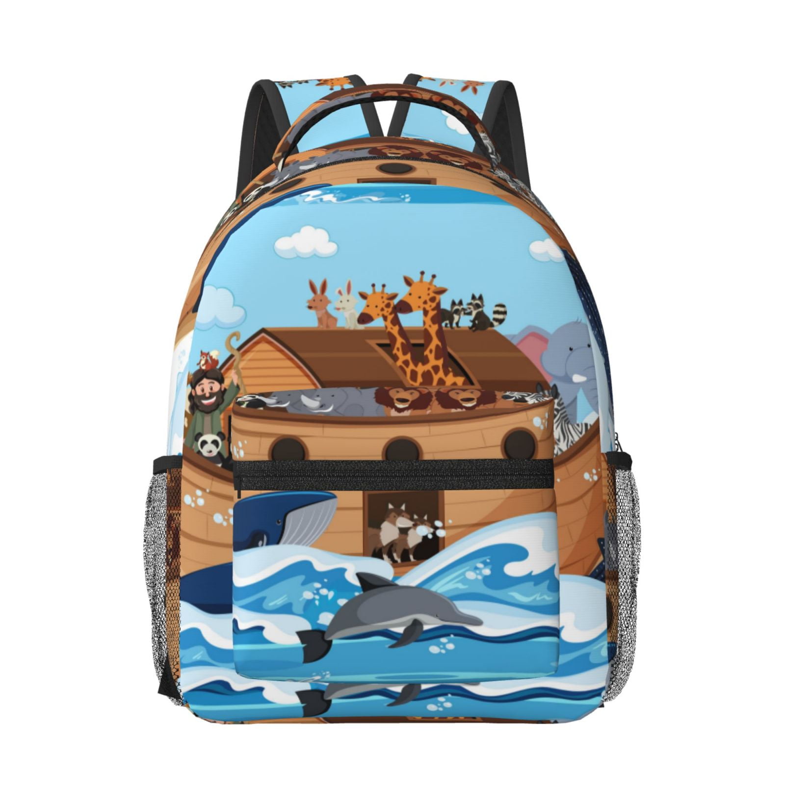 Disketp Animals on Noah's Ark Backpack - Comfortable Daypack with The ...