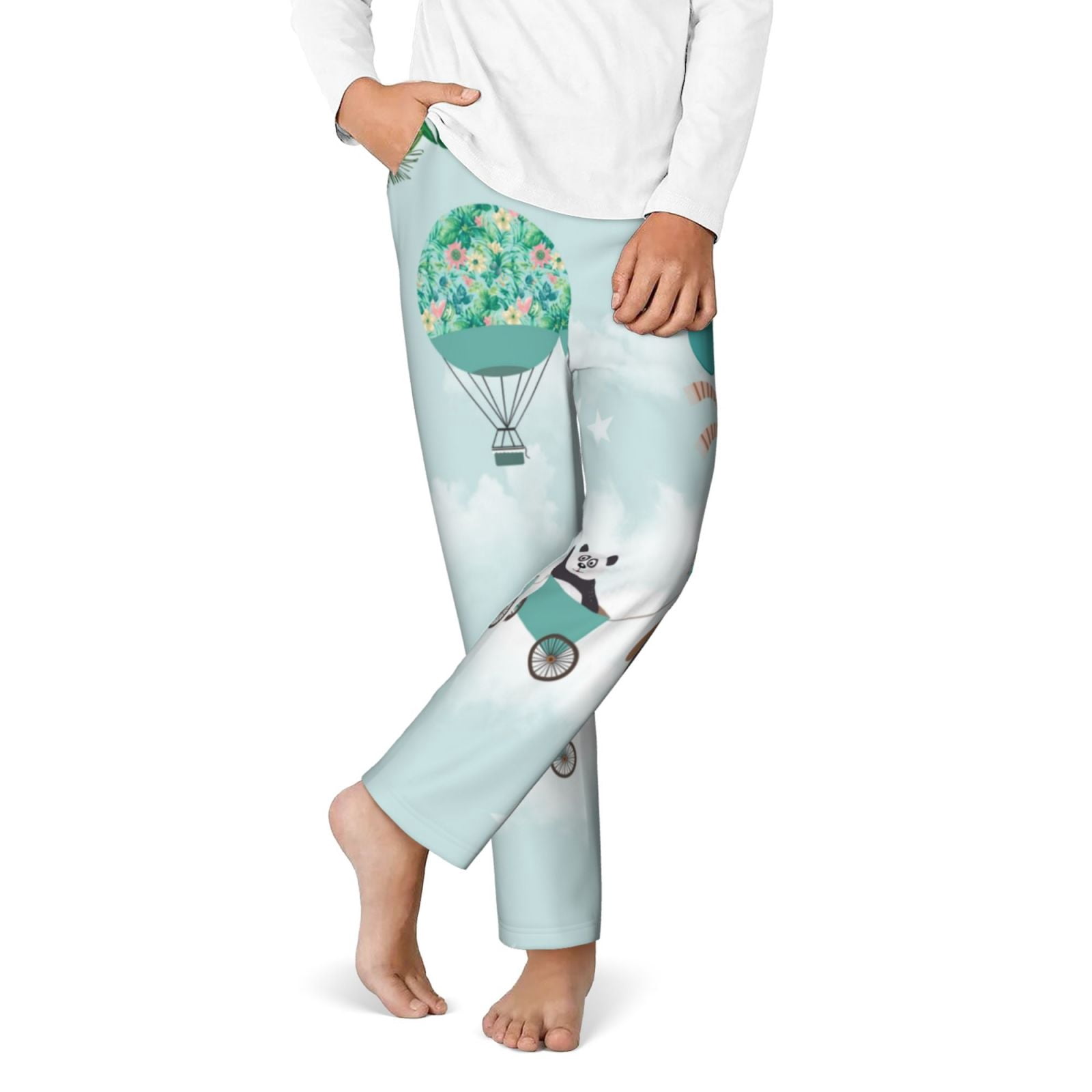 Disketp Animals Riding Across The Sky for Teenagers' Pajama Pants ...