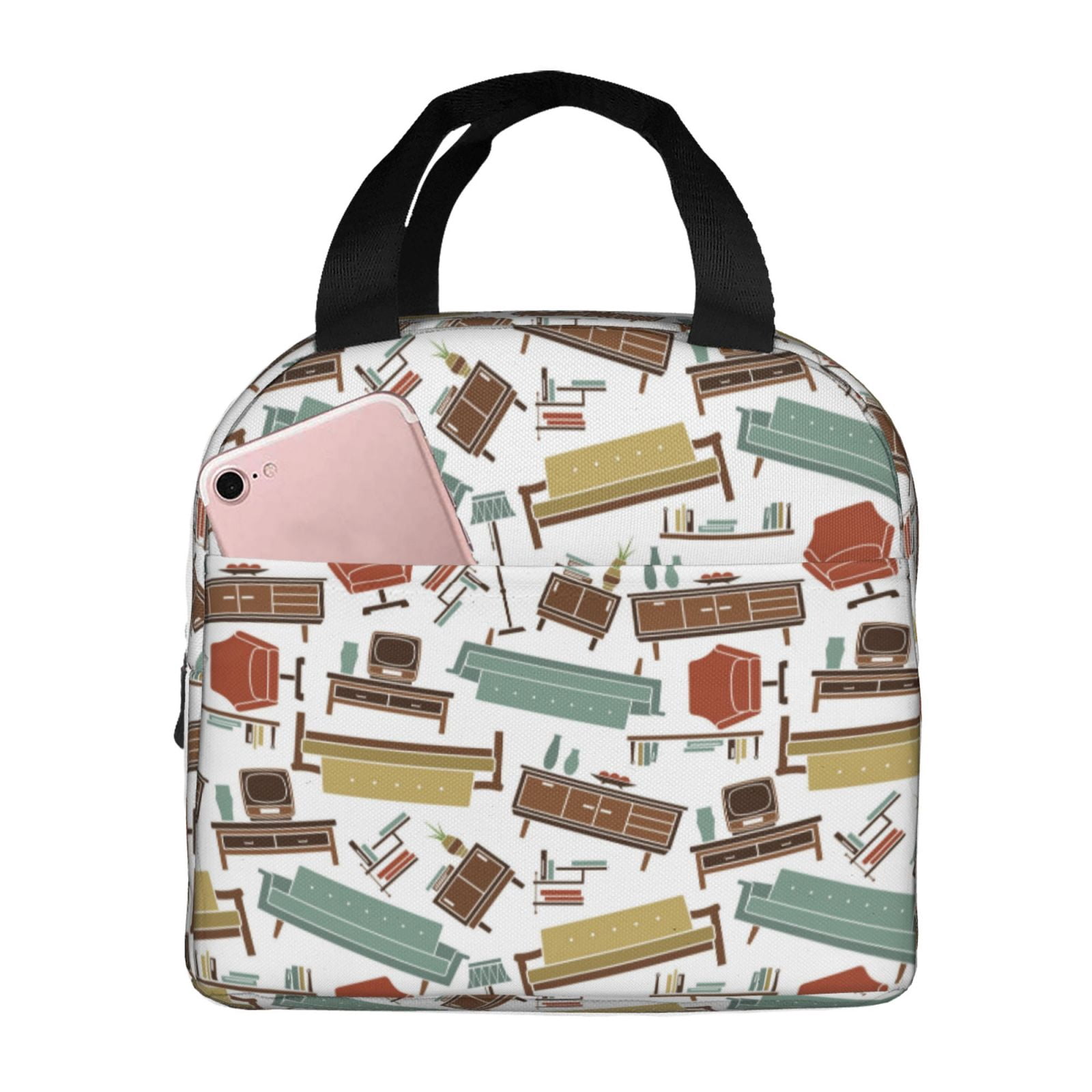 Disketp Art Of Living Lunch Bag for Women Men, Leakproof Thermal Cooler ...