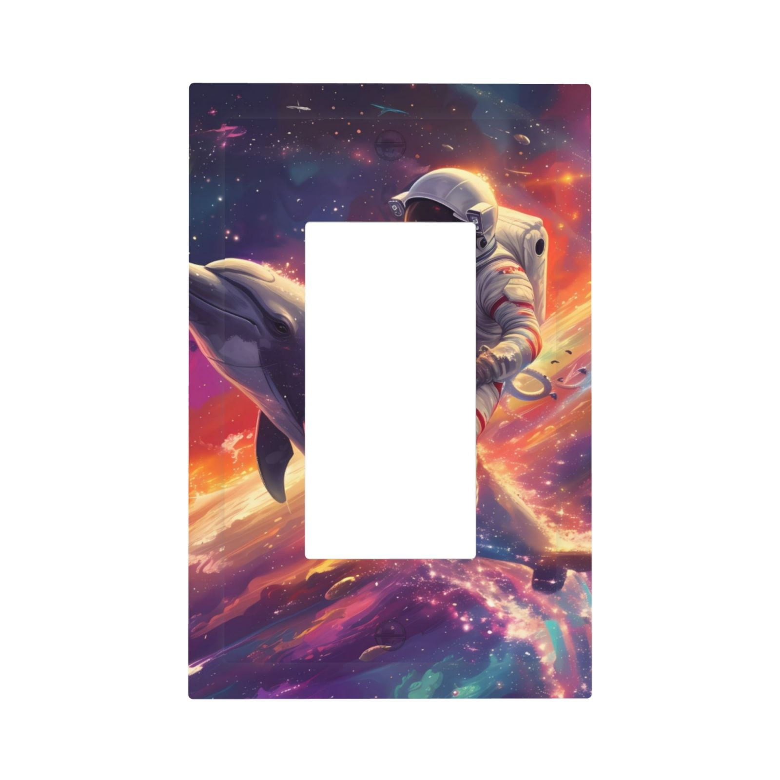 Disketp Astronaut Dolphin Decorative Light Switch or Outlet Wall Plate ...