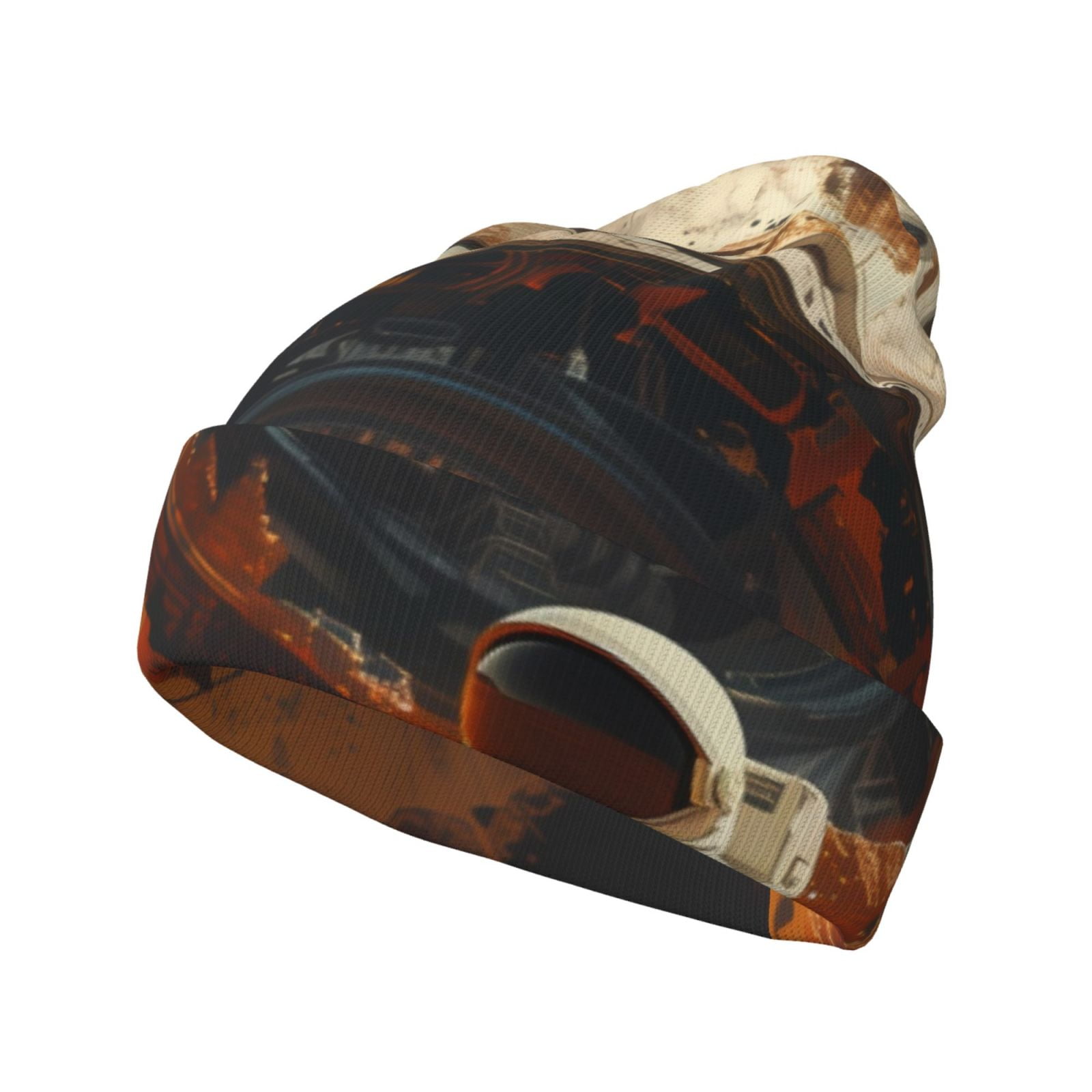 Disketp Astronaut Exploring Mars Winter Beanie for Men Women Beanie ...