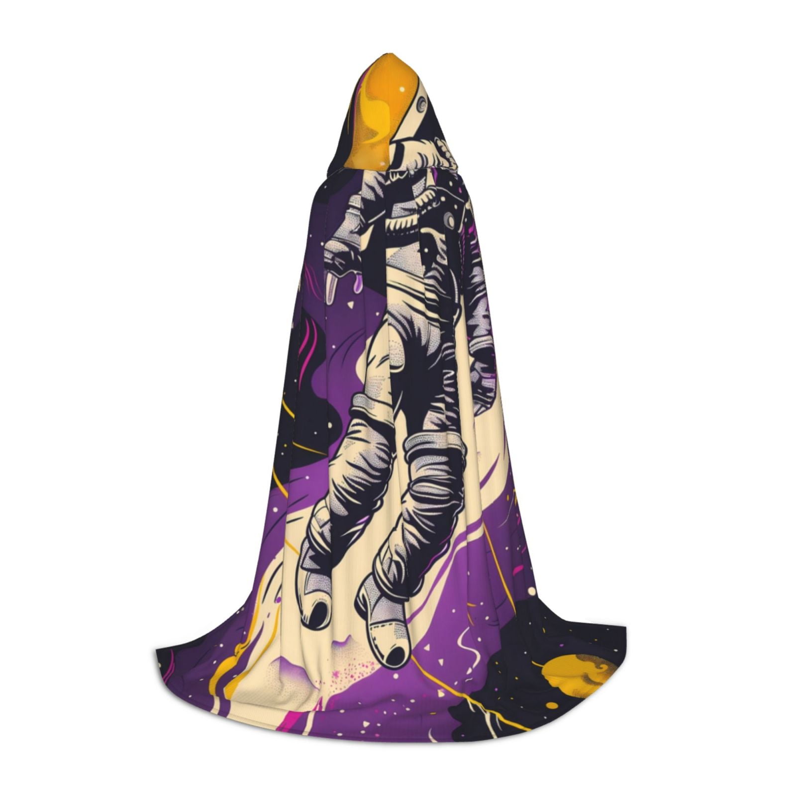 Disketp Astronaut Floating purple Space Hooded Cloak, Teenagers ...
