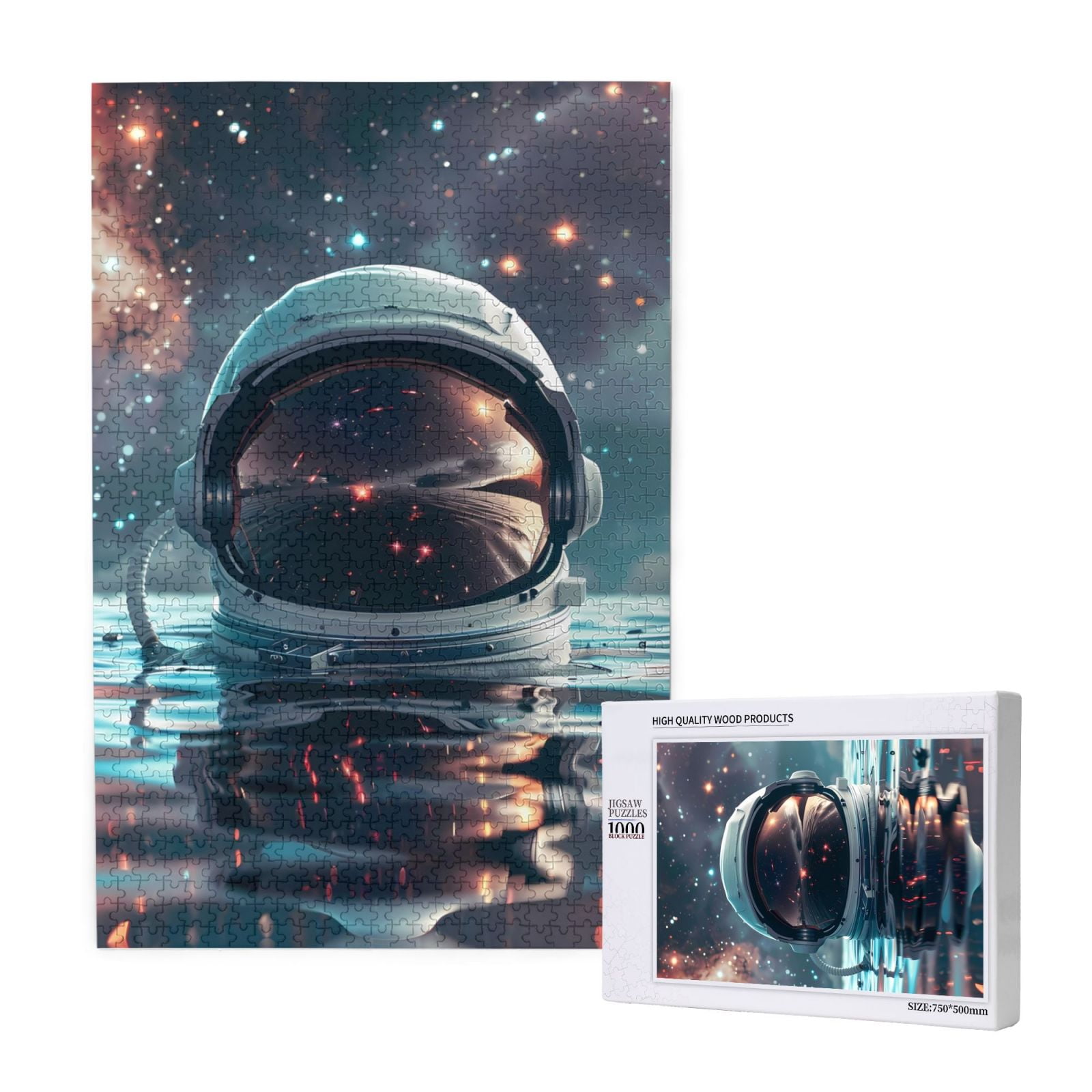 Disketp Astronaut Helmet Reflections Custom Puzzle Personalized Puzzles ...