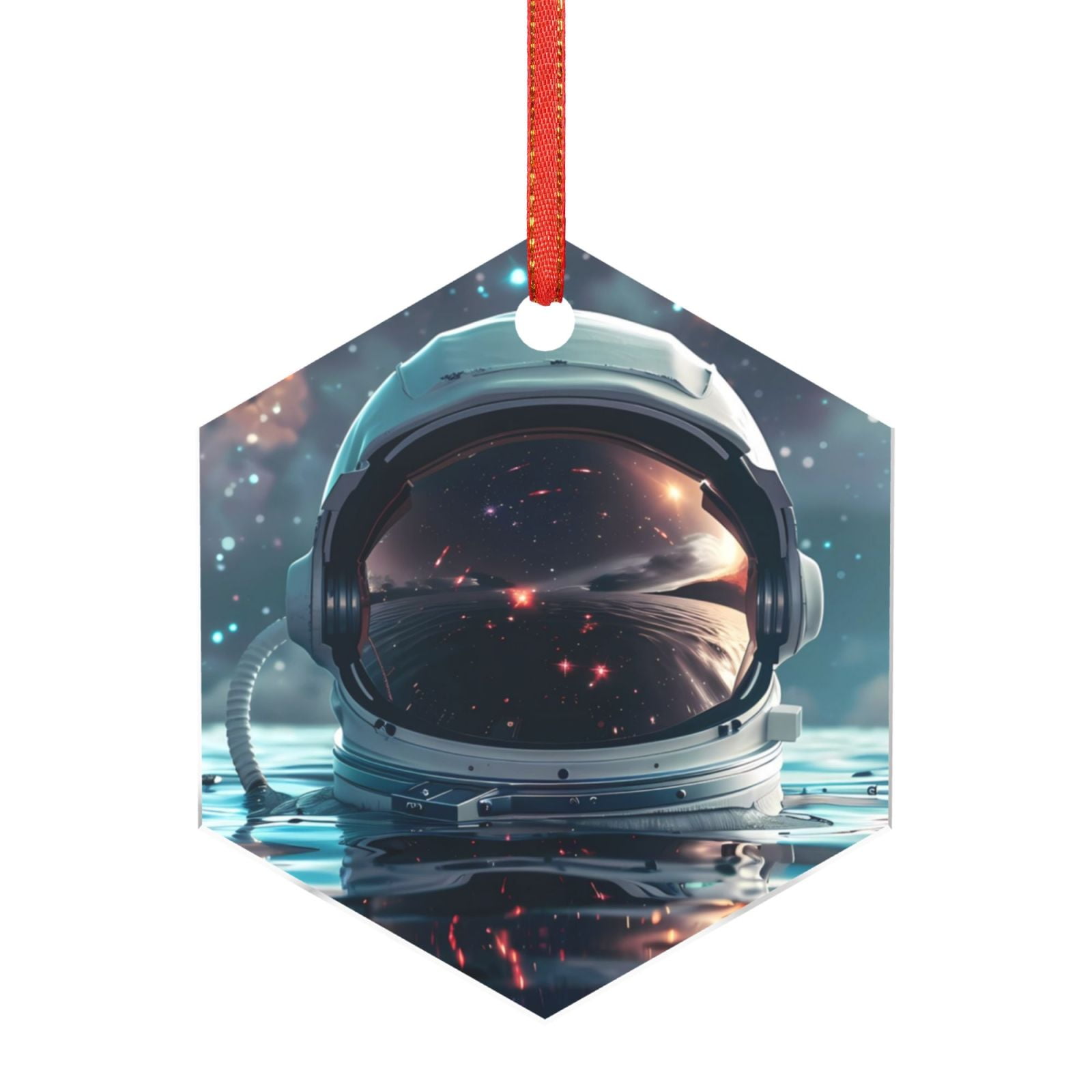 Disketp Astronaut Helmet Reflections The Christmas Ornaments, Christmas ...