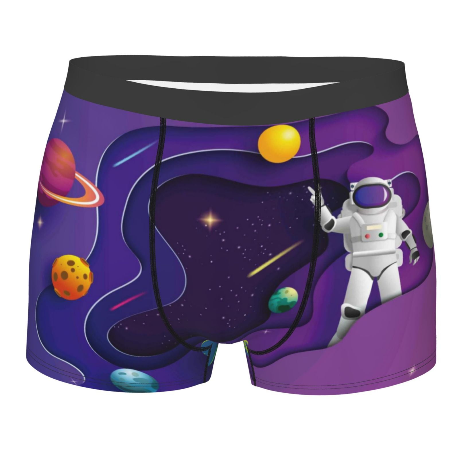 Disketp Astronaut On Mission In Outer Space Men'S Boxer Briefs,Soft And ...