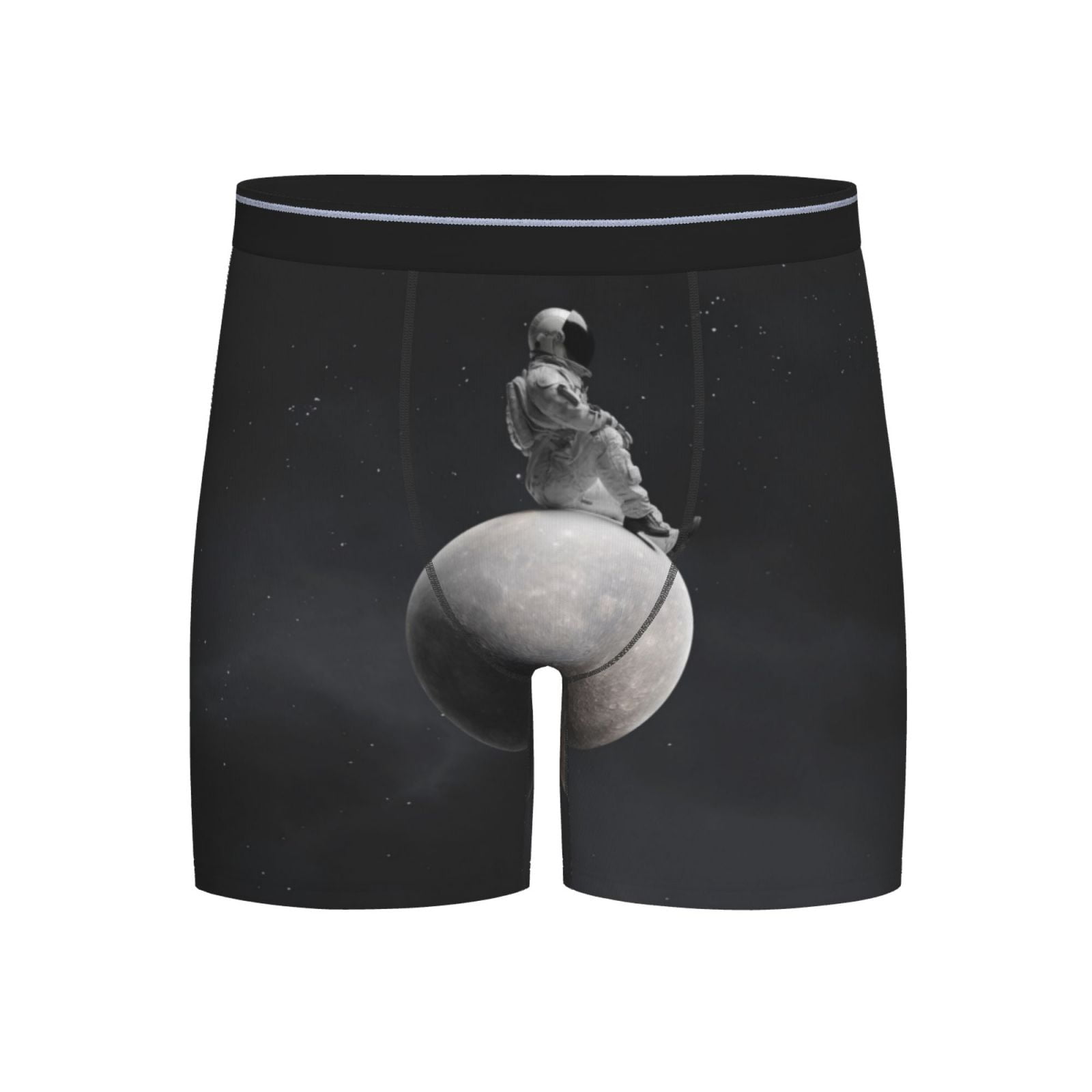 Disketp Astronaut Sitting On Mercury Planet Men's Boxer Briefs Men’s Underwear Boxer Briefs for ...