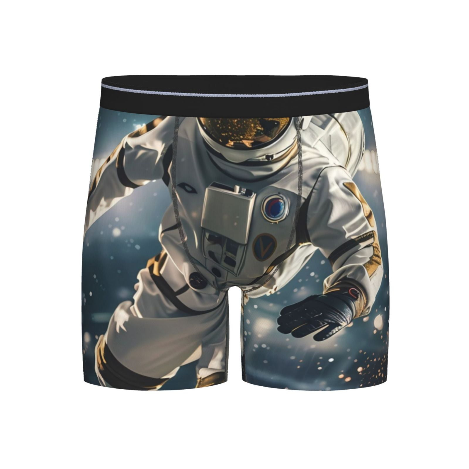 Disketp Astronaut Soccer Field Men's Boxer Briefs Men’s Underwear Boxer ...