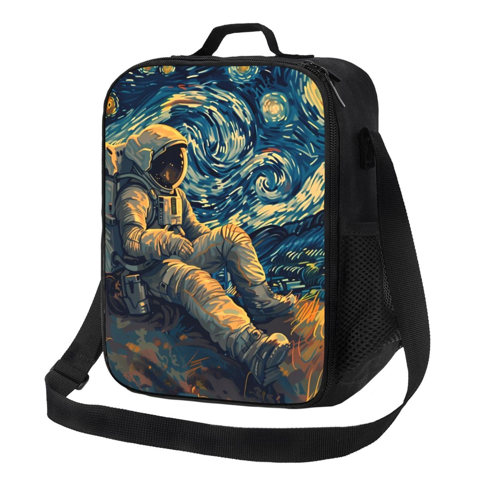 Disketp Astronaut Starry Night Insulated Lunch Bag Lunch Box - Lunch ...