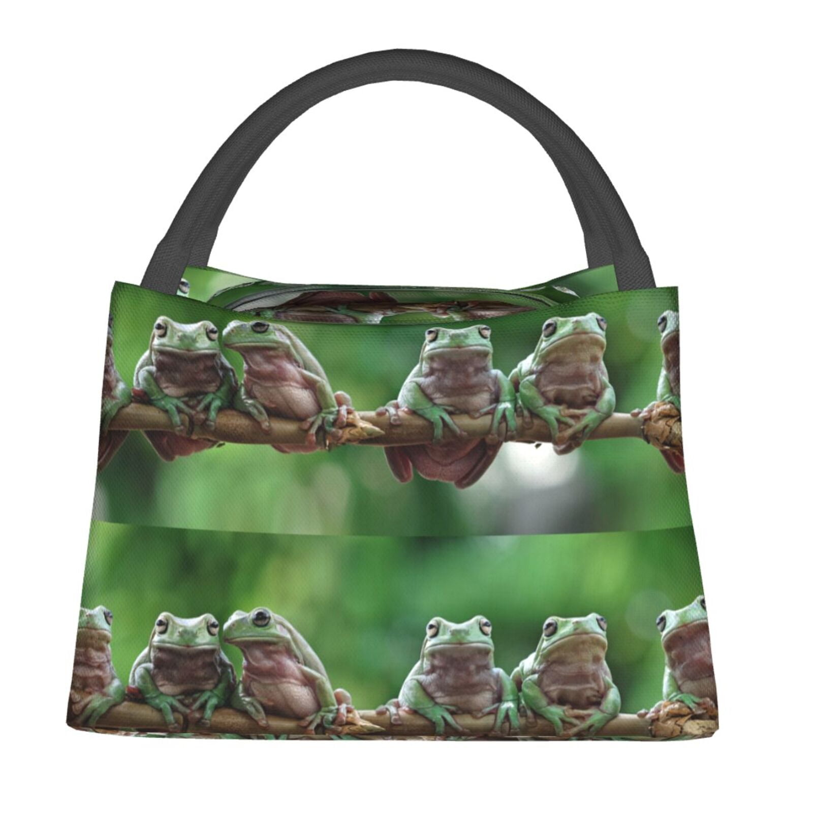Disketp Australian White Tree Frog Sitting on Branch Insulated Bags ...