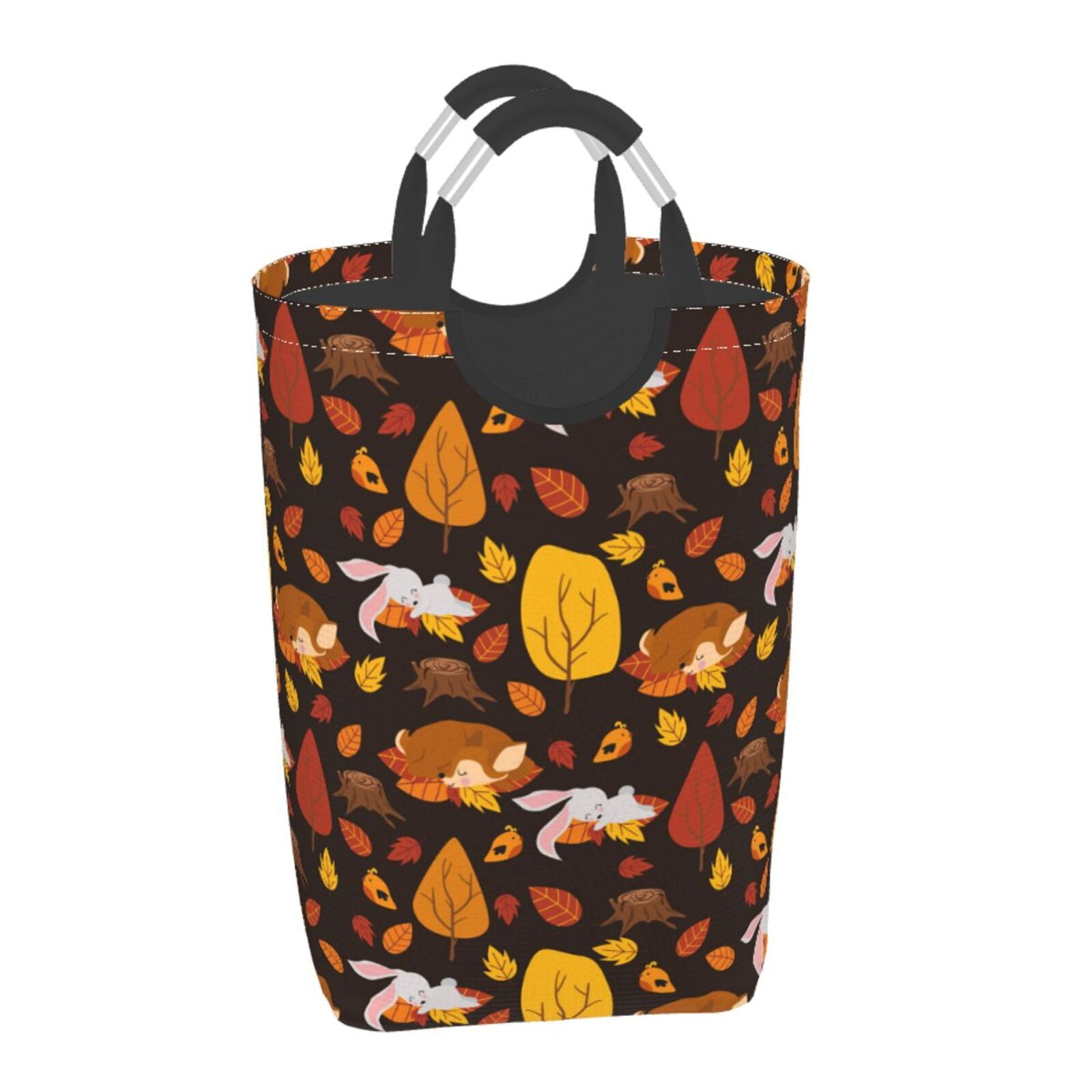 Disketp Autumn Forest Small Animals Lazy Square Laundry Bag Large ...