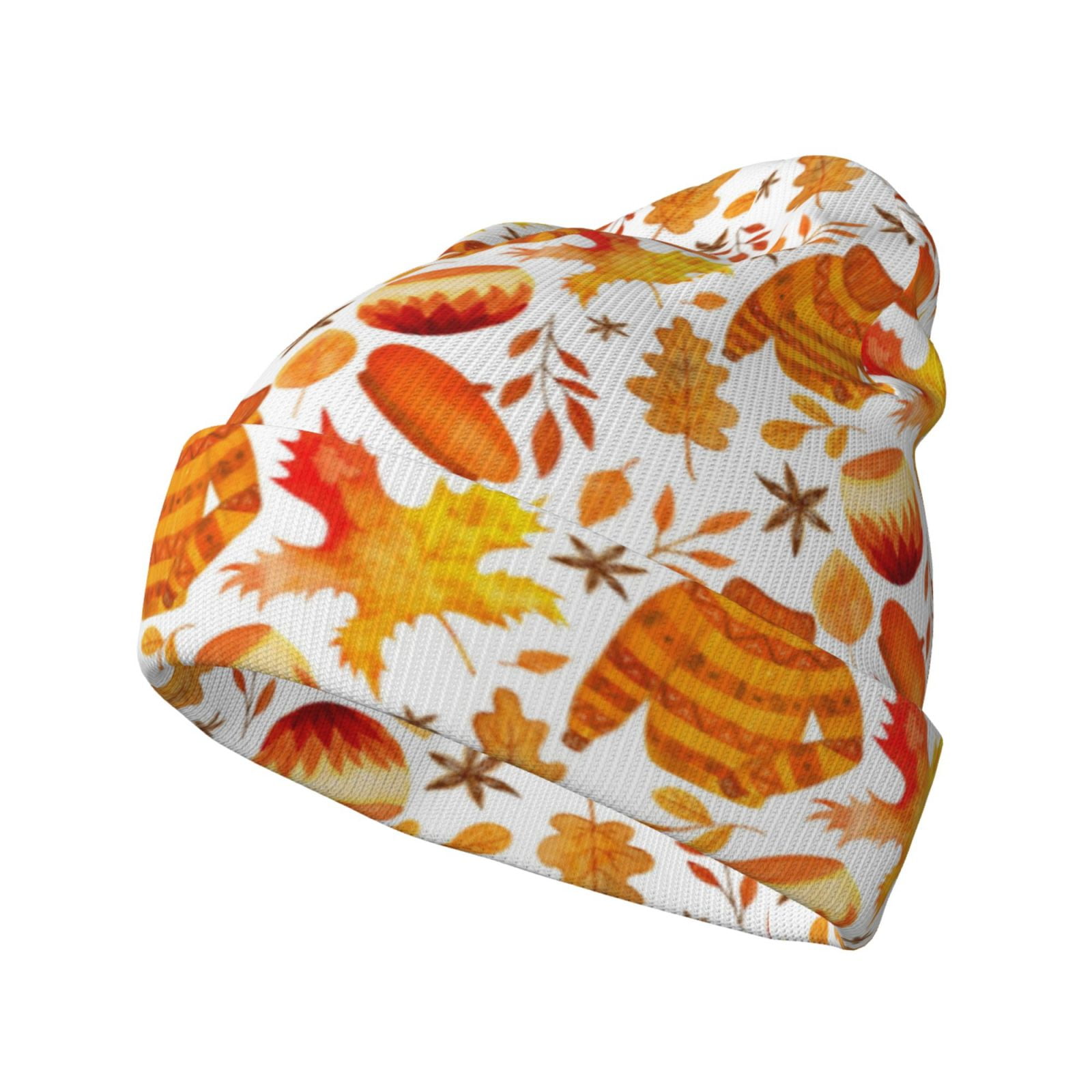 Disketp Autumn Sweater Warmth Winter Beanie for Men Women Beanie Knit ...