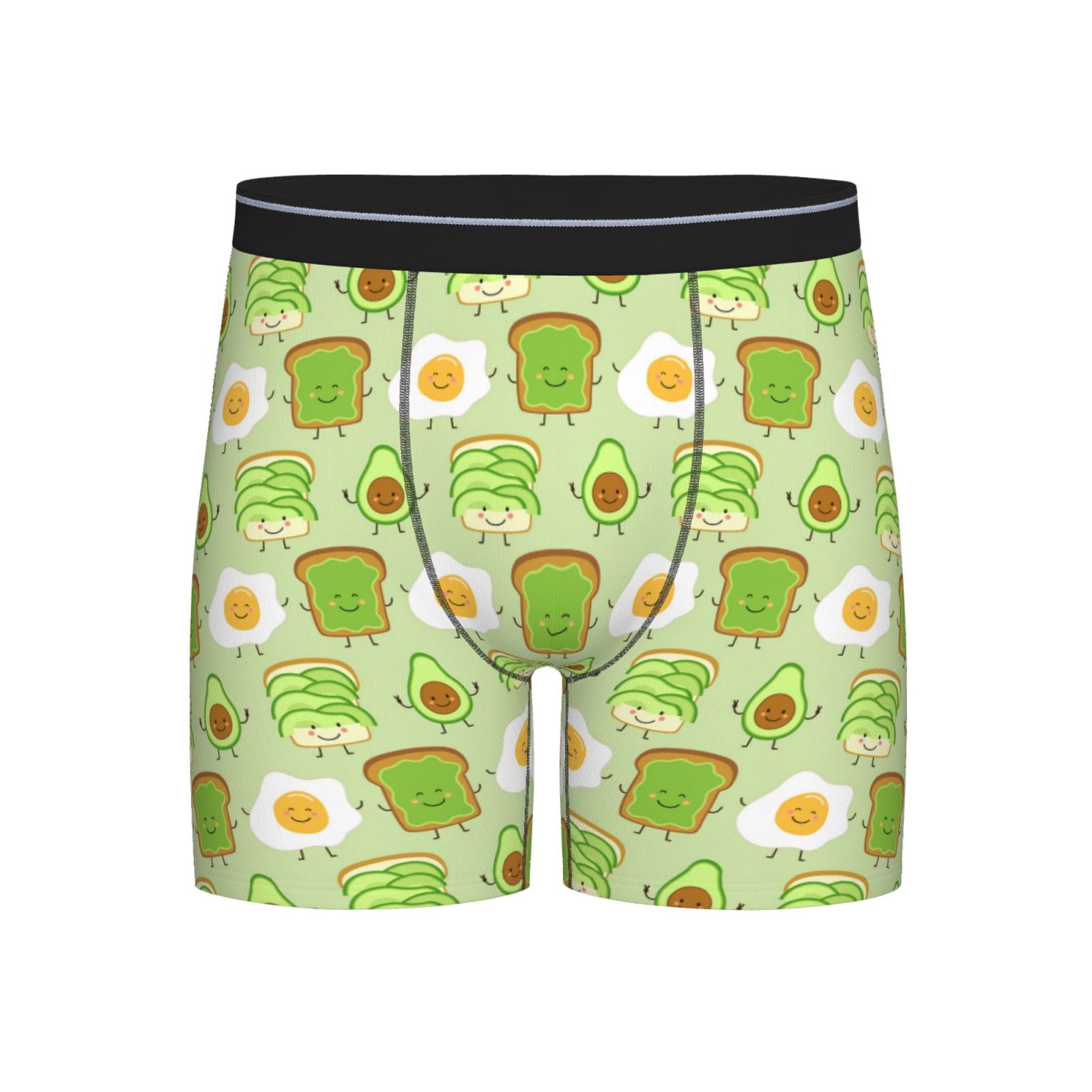 Disketp Avocado And Toast Men's Boxer Briefs Men’s Underwear Boxer ...